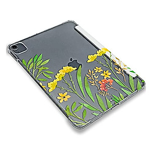 Cute Wildflower Kawaii Plants case Compatible with iPad Mini Air Pro 7.9 8.3 9.7 10.2 10.9 11 12.9 inch Pattern Cover New 2022 2021 Trifold Stand 3 4 5 6 7 8 9 Generation 481 (10.2" 7/8/9 gen)