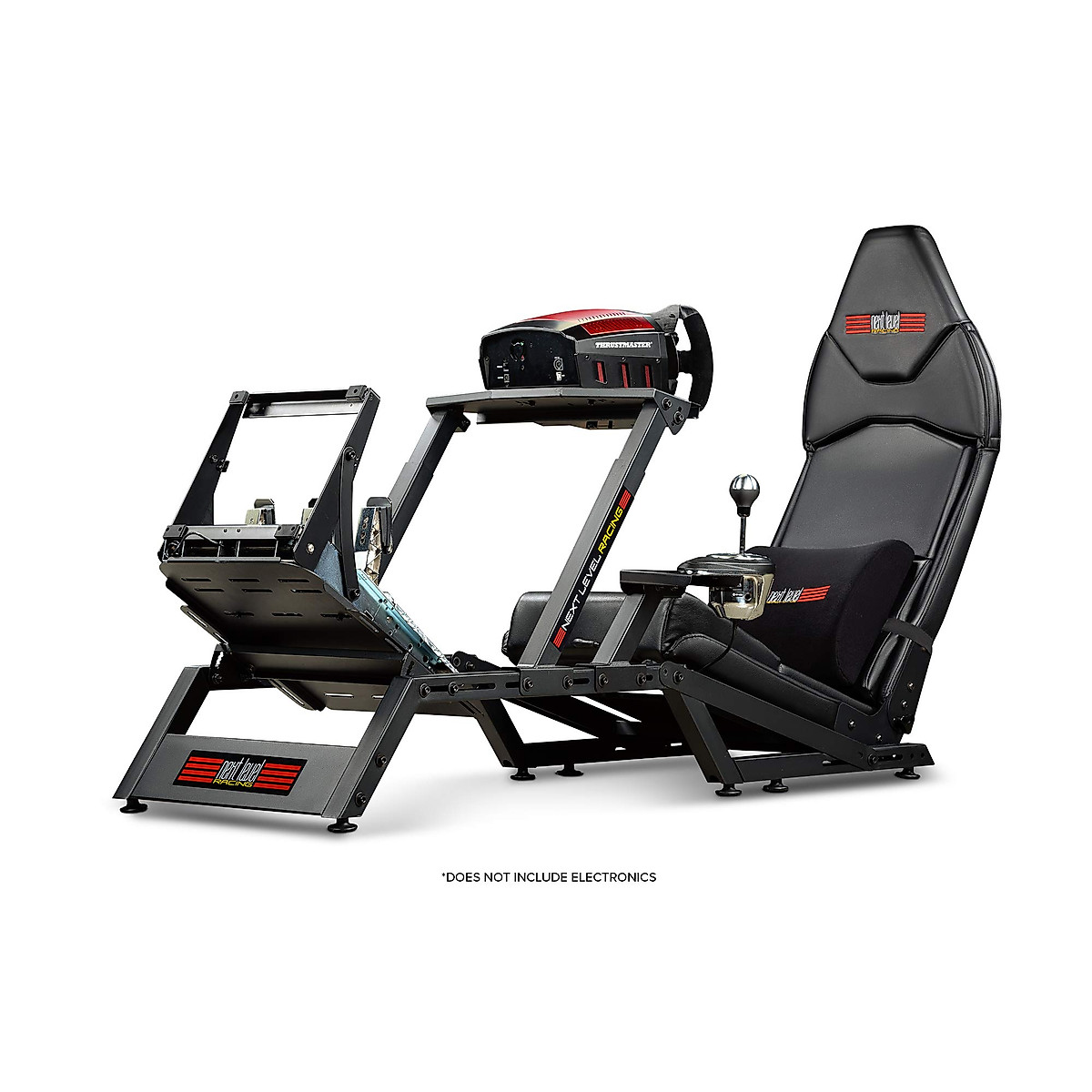 Next Level Racing F-GT Racing Simulator Cockpit and Monitor Stand Bundle
