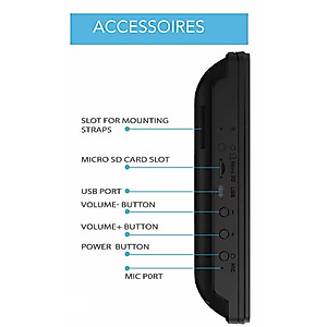 PROSCAN Elite 10.1" Quad Core Tablet/Portable DVD Combo 2GB/32GB Android 11 PELTDV1029