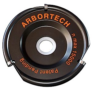 ARBORTECH Industrial Woodcarver | Ø 100 mm Carbide Wood Carving Disc for Angle Grinder | IND.FG.100