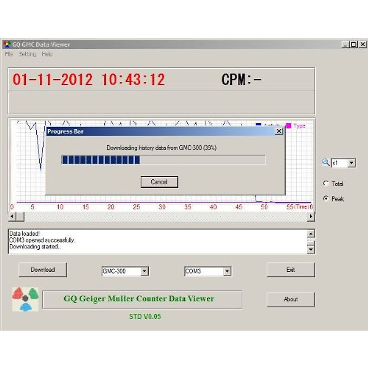 New GQ GMC-320 Plus Geiger Counter Nuclear Radiation Detector Data Recorder Beta Gamma x-Ray Test Equipment