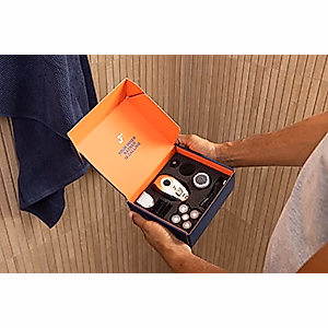 The FlexSeries Electric Head Hair Shaver - Freebird - Ultimate Mens Cordless Rechargeable Wet/Dry Skull & Bald Head Waterproof Razor with Rotary Blades, Clippers, Nose Trimmer, Brush, Massager