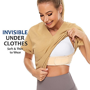 Vicorrect Posture Corrector for Women and Men, Adjustable Upper Back straightener and Providing Pain Relief from Neck, Shoulder (Small/Medium)