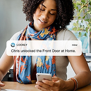 2 Peice Lockly Smart Lock - PGD628WVB and PGD628FVB Bundle, Fingerprint Door Lock with Patented Keypad, App Control (Venetian Bronze)