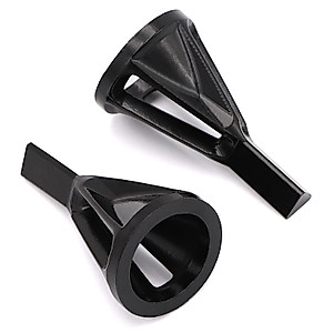 Taigoehua 2 Pack Deburring External Chamfering Tool Triangle Shank High Speed Stainless Steel Burr Removal Bit (Black)