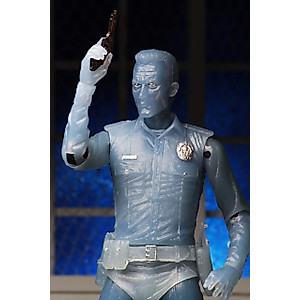 NECA - Terminator 2-7" Scale Action Figure - Kenner Tribute - White Hot T-1000