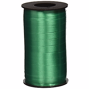 Berwick 3/8-Inch Wide by 250 Yard Spool Super Curl Crimped Splendorette Curling Ribbon, Emerald