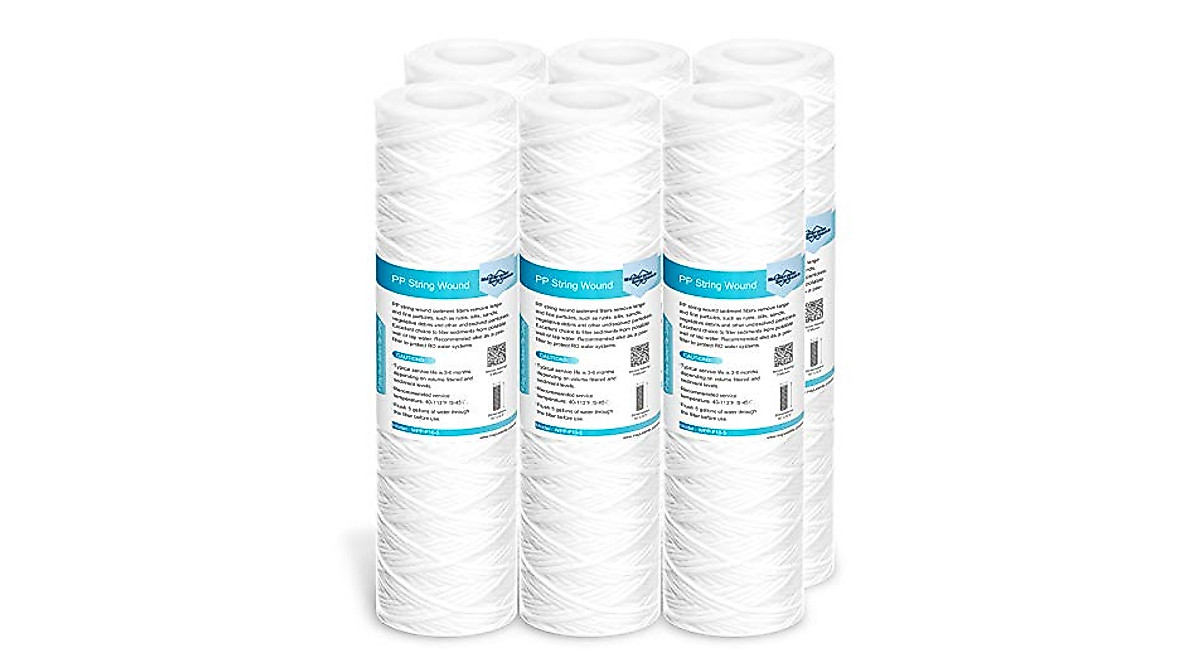 Membrane Solutions 5 Micron Whole House Sediment Filters - 6 Pack