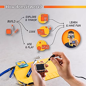Kids STEM Toys Electronics Kit [Ages 11+] – Science Kit & Robotics Kit – Engineering Kit with STEM Activities – STEM Kits by CircuitMess [CircuitPet]