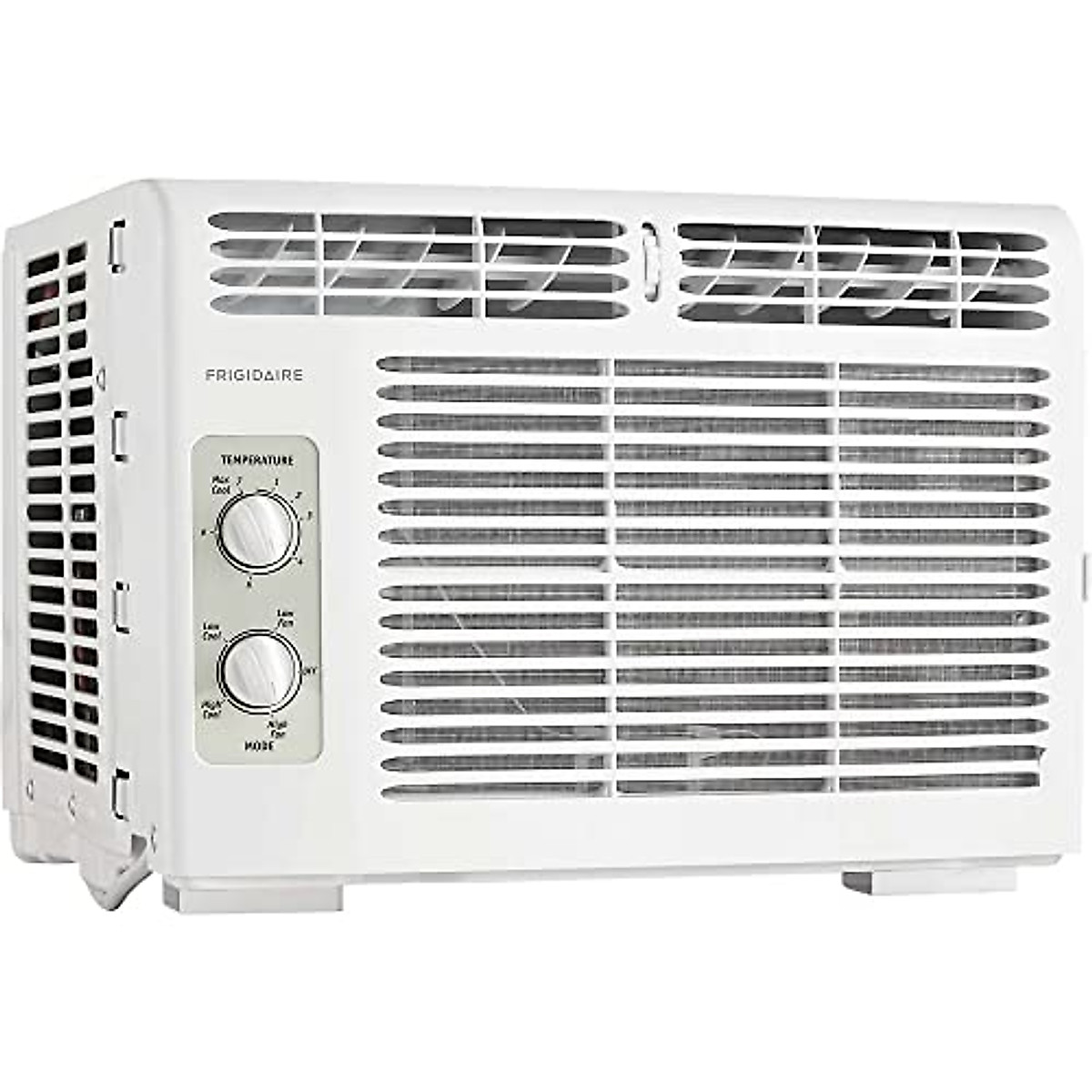 Frigidaire FFRA051WAE Window-Mounted Room Air Conditioner, 5,000 BTU with Temperature Control and Easy-to-Clean Washable Filter, in White