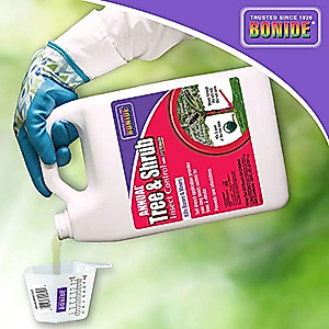 Bonide Annual Tree & Shrub Insect Control with Systemaxx, 128 oz Concentrate, Year Long Protection and Insect Killer