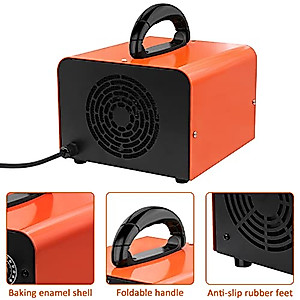 Industrial Ozone Machine, 20000 mg/h Ozone Machine Odor Remover, Deodorizer for Bigger Space, 2 Timing Functions & Carry Handle, Basement, Warehouse, or Factory