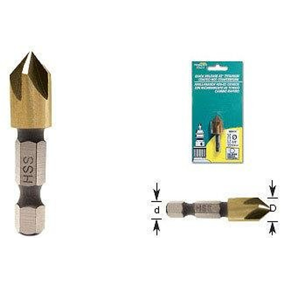 Timberline - Titanium Countersink 1/2" Diametermeter (608-753)