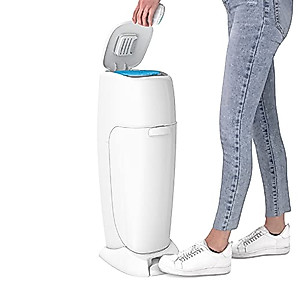 Diaper Genie Registry Gift Set | Includes Diaper Genie Complete Diaper Pail, 8 Refill Bags, 1 Carbon Filter | Perfect Starter Kit