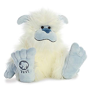 Aurora® Mysterious Fantasy Yeti Stuffed Animal - Mythical Companion - Imaginative Adventures - White 12.5 Inches