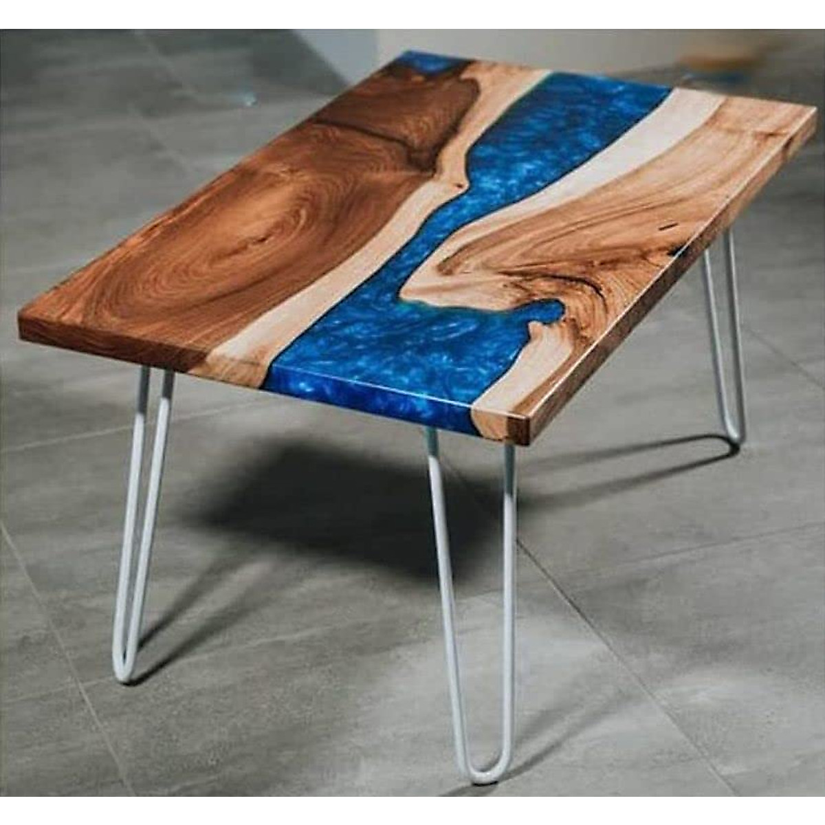 Epoxy Table, Epoxy Resin River Table, Live Edge Wooden Table, Natural Wood,Dining table, Natural Epoxy Table, Resin Table