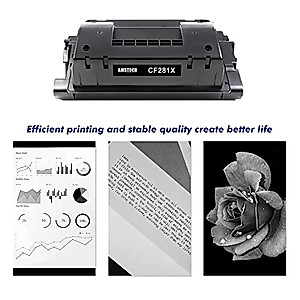 81X Toner Cartridge Replacement for HP 81X CF281X 81A CF281A Toner Cartridge for HP Laserjet Enterprise MFP M630h M630dn M630f M630z M605 M606 M630 Printer (Black, 1-Pack)