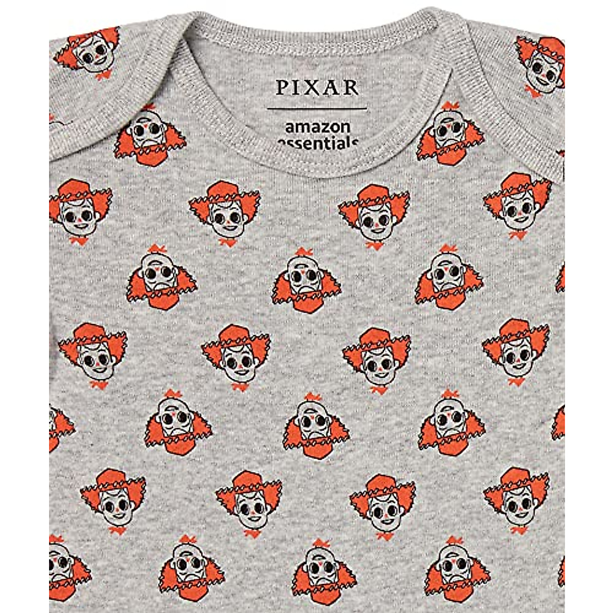 Amazon Essentials Disney | Marvel | Star Wars Baby Boys' Short-Sleeve Bodysuits, Pack of 6, Toy Story Play Nice, 12 Months