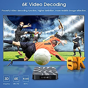 Android TV Box 12.0, T95MAX Android TV Box H618 4GB 32GB Android Box Support 2.4G/5.8G WiFi6 Bluetooth 5.0 Ethernet LAN 6K 3D TV Box