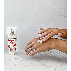 The Olive Temple Hand Cream with Olive Oil - Deep Moisturizing and Nourishing Formula for Soft, Supple Hands (Pomegranate), 3.38 fl. oz