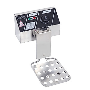 23.26QT 5000W Large Electric Deep Fryer with Baskets & Lids,Stainless Steel Commercial Fryer,Adjustable Temperature,Easy Clean,Countertop Kitchen Frying Machine,French Fries Donuts