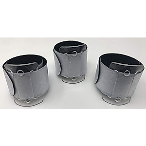 Floral Supply Online - Slaplet Sparkle Wristlet. Corsage Snap/Shimmer Wrap Floral Bracelets for Wedding, Prom, Dance or Events. (Pack of 3 Silver)