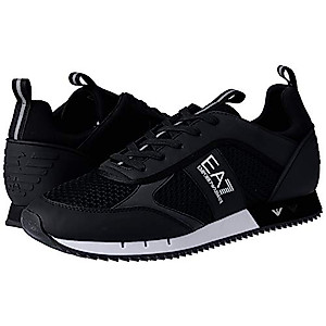 Emporio Armani EA7 Laces U Trainers Men Black - 8 - Low Top Trainers Shoes