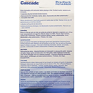 Penn-Plax Cascade Pro-C Aquarium Canister Filter Media Bags – 8 Oz – 2-Pack