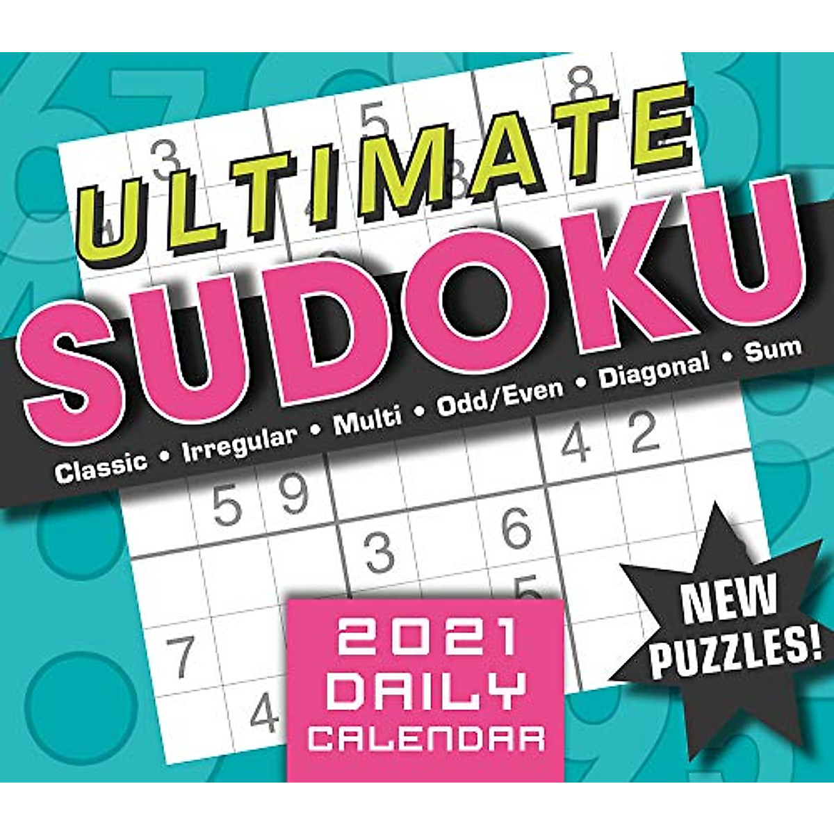 2021 Ultimate Sudoku Boxed Daily Calendar