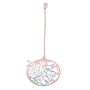 TOYANDONA 1pcs Metal Bookmark, Beautiful Vintage Bookmarks with Tassels for Women Reader Gift (Nine-Tailed Fox)