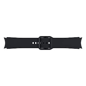 Samsung Silicone Watch Band Strap Medium / Large, For Galaxy Watch 4 and Galaxy Watch 4 Classic, US Version ,Black