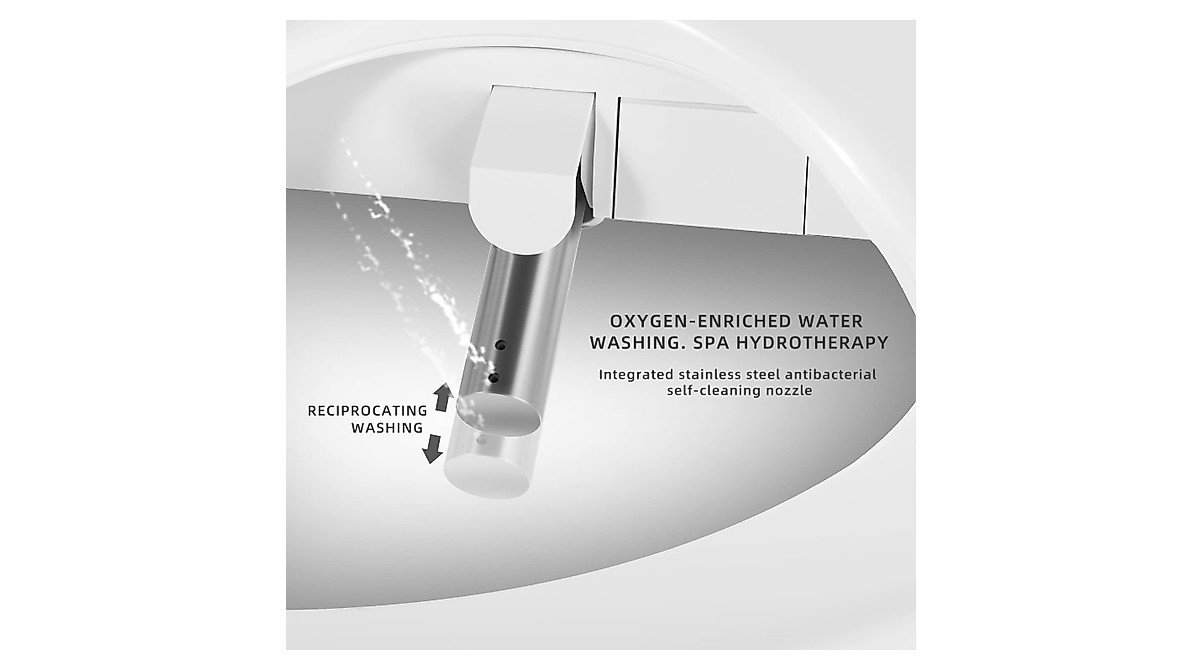Bejoan Electronic Bidet Seat with Warm Water & Heated Seat