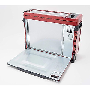 Ninja SP101 Foodi 8-in-1 Air Fry Large Toaster Oven Flip-Away for Storage Dehydrate Keep Warm 1800w XL Capacity (Renewed) RED