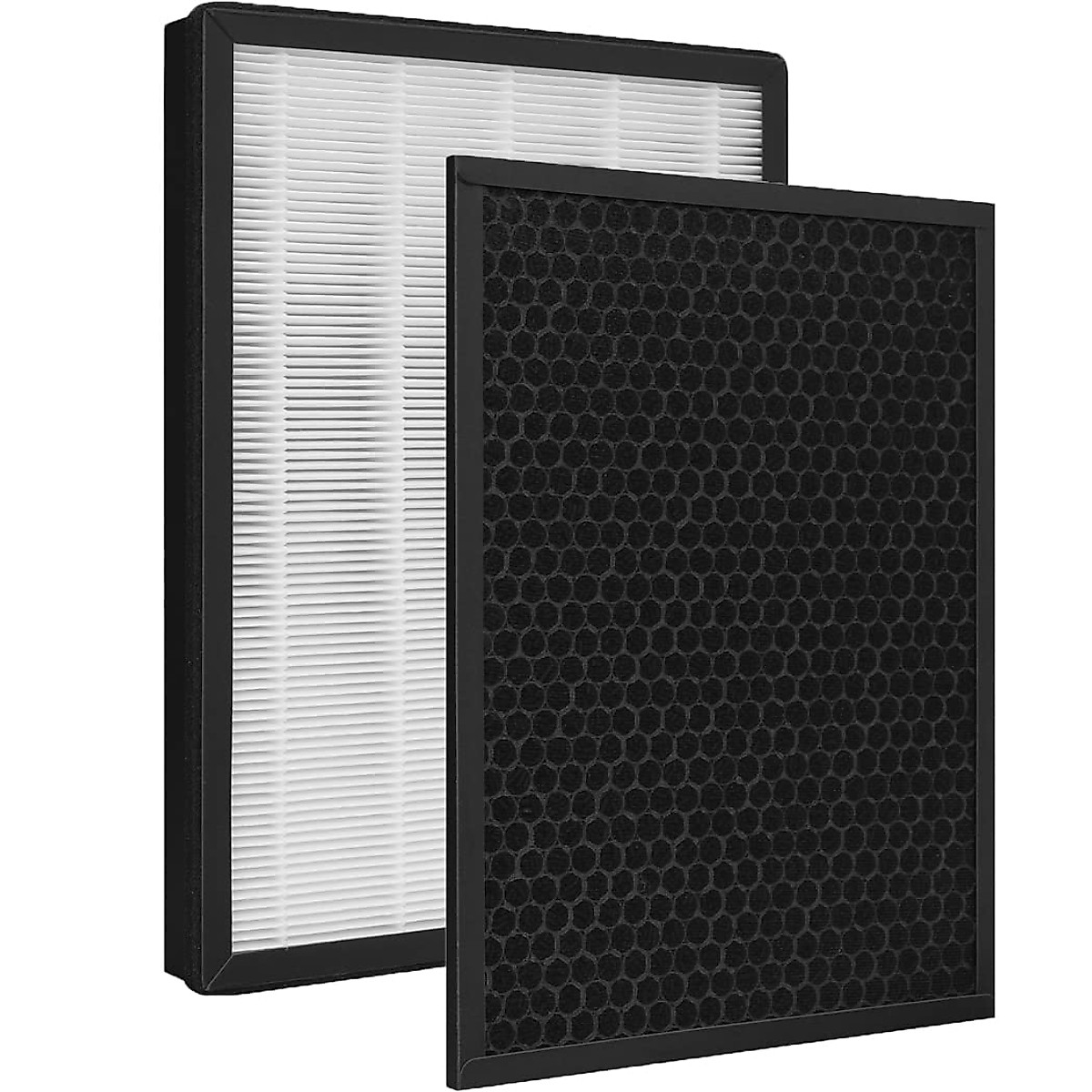 Nyingchi AP-B102 H13 True HEPA Replacement Filter，Compatible with Alexapure Breeze AP-B102 and 3049 Air Purifiers，1Replacement Filter Kit (1HEPA+1Carbon)