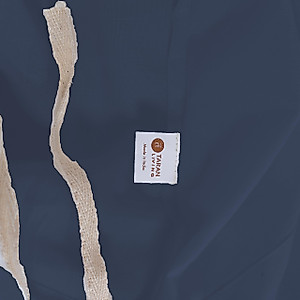 TARAN LIVING Thanksgiving Duvet Cover Set Soft Double Brushed Duvet Set, Bedroom Decor Set for All Seasons Christmas Duvet Cover with Pillow Shams, Comforter Not Included - Blue, Queen (90"x90")