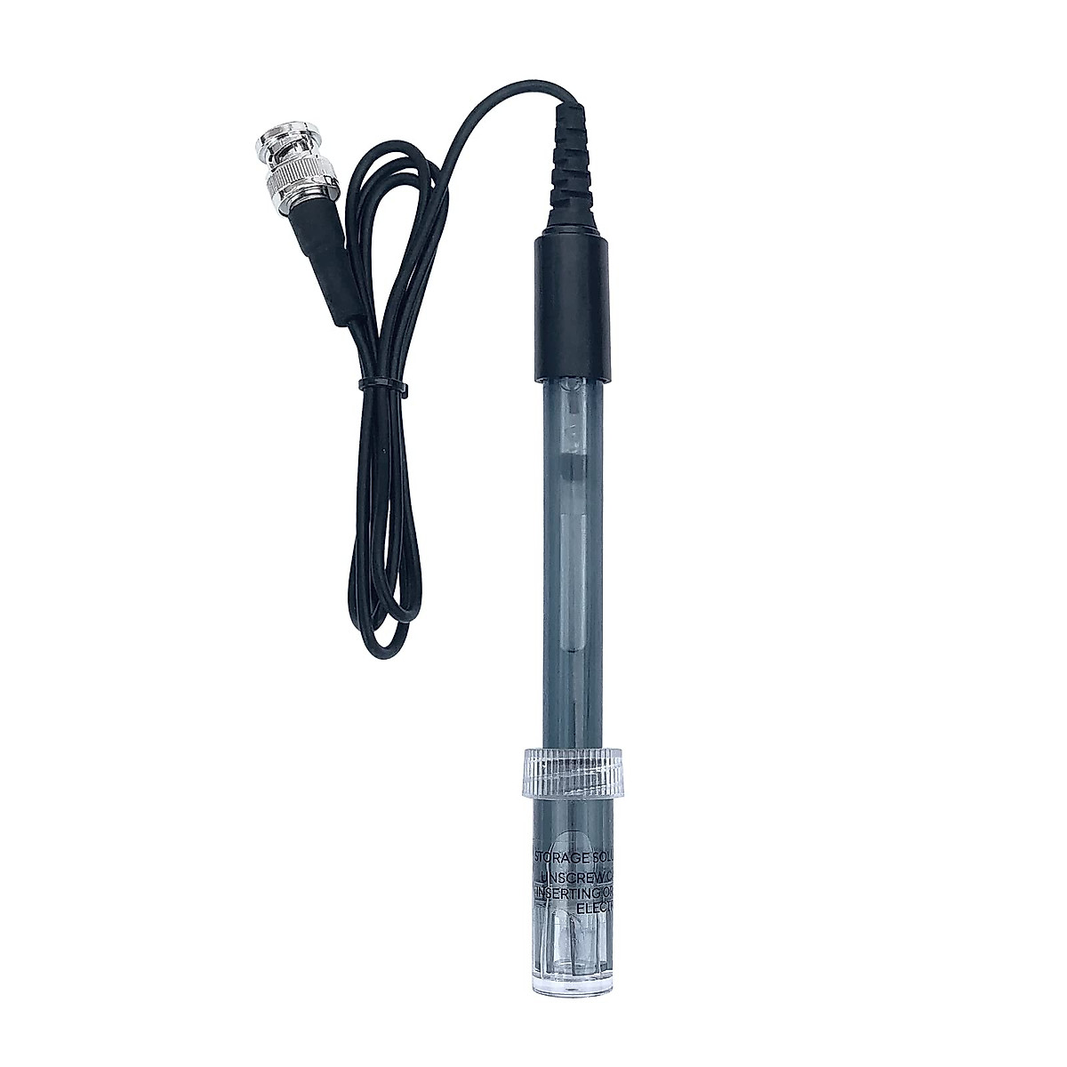 Bante E201 Combination pH Electrode | pH Probe | 0 to 14 pH Range, BNC Connector, 3.3 ft. Cable, Detachable Protective Shield