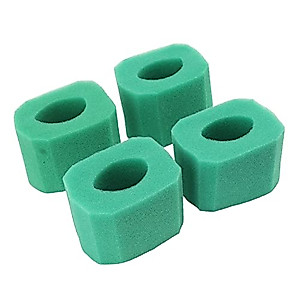 YYQTGG Pre Filter Sponges Foam, Effective Filtration 4pcs Reusable Washable Practical Filter Pump Cartridge Sponge for Fish Tanks for Bathrooms