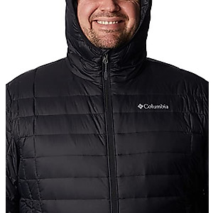 Columbia Mens, Voodoo Falls 590 TurboDown Hooded Jacket, Black, Large