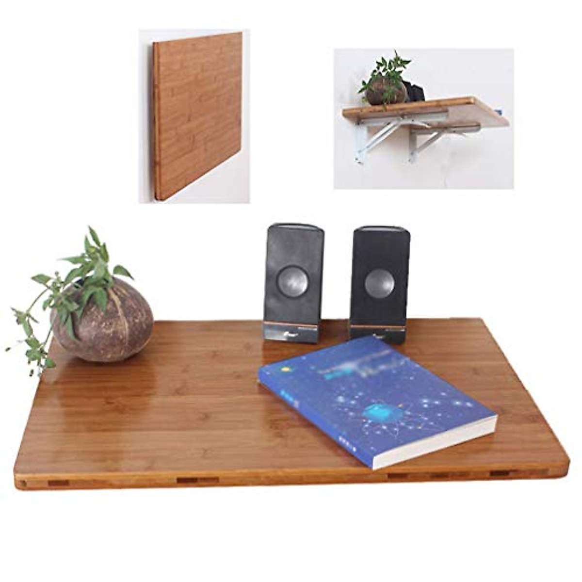 MTYLX Table,Desk,Wall Mounted Bar Dining Table,Foldable Computer Desk Learning Table,Wall-Mounted Study Desk,Size Optional,6040Cm,6040Cm