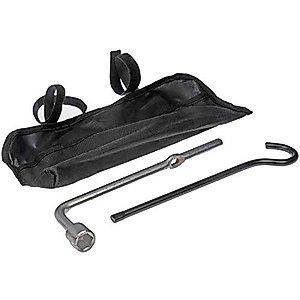 Dorman 926-812 Spare Tire Jack Handle / Wheel Lug Wrench Compatible with Select Acura / Honda Models, Silver; Black
