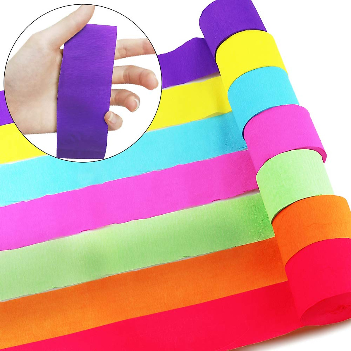 Mexican Fiesta Theme Party Backdrop with Fiesta Paper Fans, Mexican Fiesta Cinco De Mayo Party Decorations Streamer Backdrop for Taco Party Wedding Bridal Baby Shower Birthday Supplies