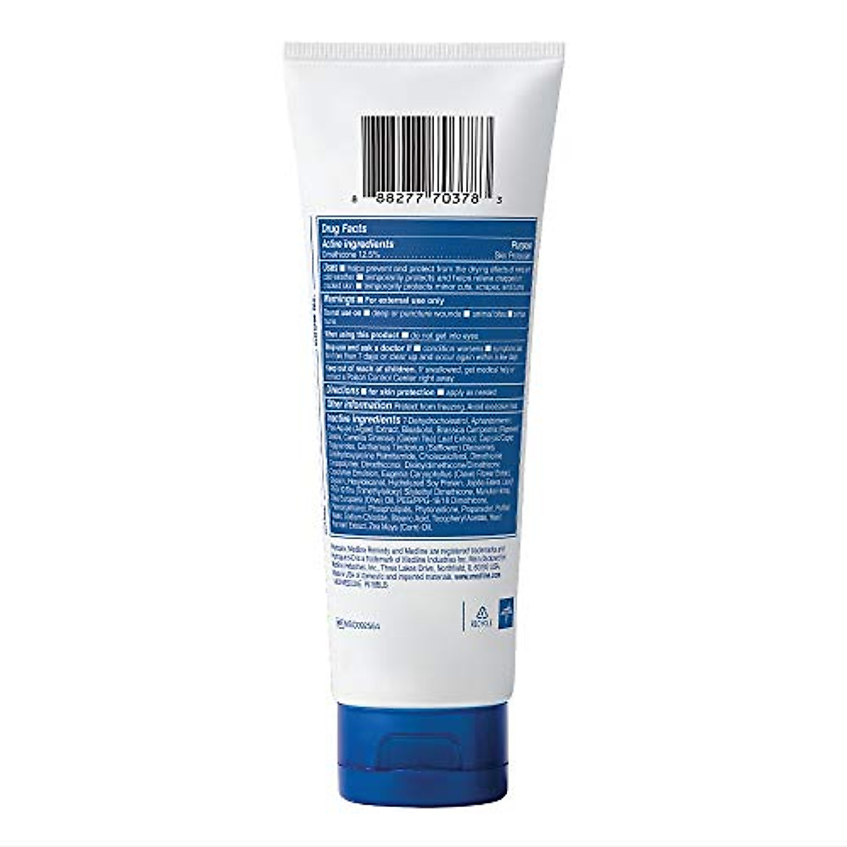 Medline Remedy Intensive Skin Therapy Hydraguard-D Silicone Barrier Cream, Nourishing and Soothing, 4 Ounce.