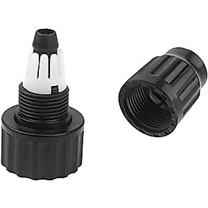 Hanobo 5 Sets Garden Water Hose Expandable Connectors Garden Repair Kit Faucet Adapter Water Hose Connectors Standard 3/4 Inch GHT with Rubber Washer