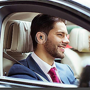 Wireless Headphone 1Pc X6 Handsfree Voice Prompt ABS Stereo Bluetooth 5.0 Earbud for Sports Home Office Yoga Jogging Running Climbing Black