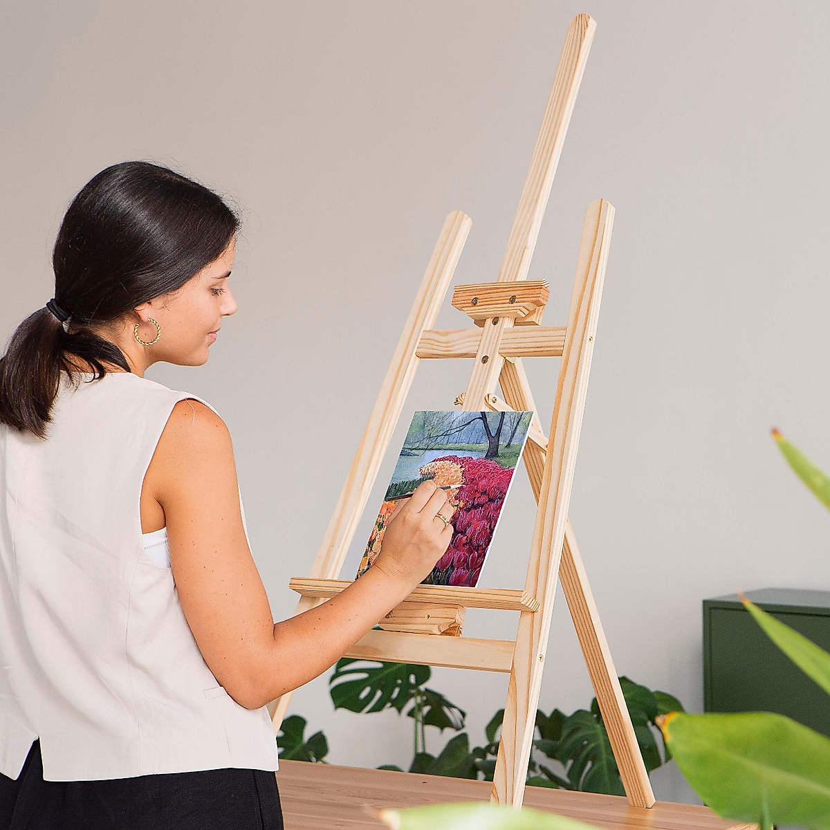 Elan Cotton Canvas Panels 8x10, 12-Pack Canvas Boards for Painting, Painting Canvas, Canvases for Painting, Art Board Bulk, Art Canvas Board, Blank Canvas Panel, Plain Canvas Board Art Canvas Panels