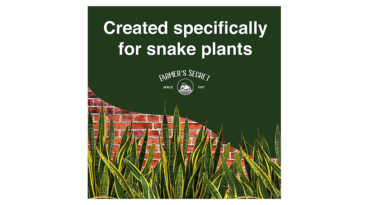 Farmer's Secret Snake Plant Food - Boost Growth & Roots