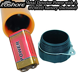 Pinpointer Metal Detector,Waterproof Pro-Pointer Metal Detectors PinPointer 360 Degree Search Treasure Finder with High Sensitivity for All Kinds of Pin Pointer for Adults and Kids - Orange