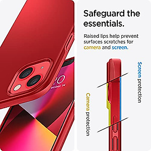 Spigen Thin Fit Designed for iPhone 13 Mini Case (2021) - Red