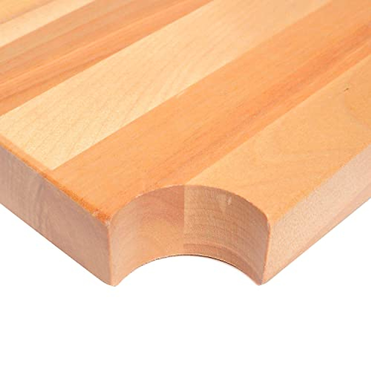 John Boos 36" W x 14" D x 1" Thick Hardwood Deck Overlay for Wire Shelving