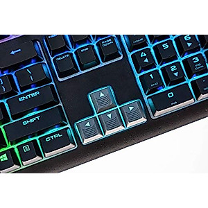 Mechanical Keyboard keycaps WASD keycaps Direction Keys Non-Slip Texture Design keycaps Professional Gaming keycaps (red)
